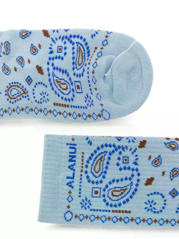 Alanui Paisley-pattern Socks