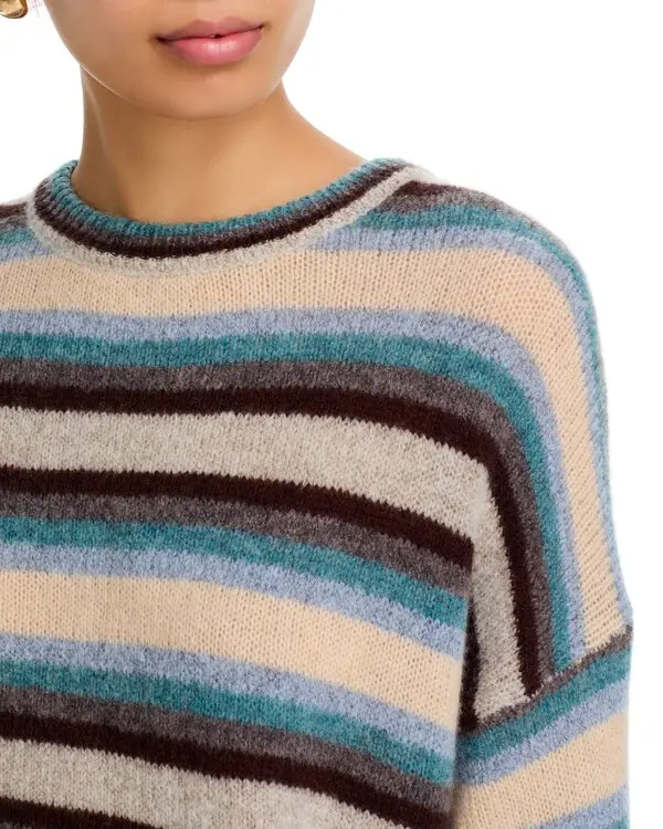 Velvet By Graham & Spencer Mae Striped Long Sleeve Sweater