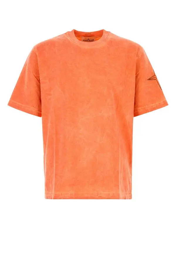 Stone Island Cotton T-shirt - Orange