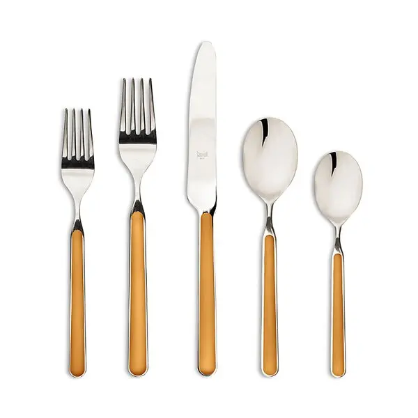 MEPRA Fantasia 5-piece Flatware Set - Mustard