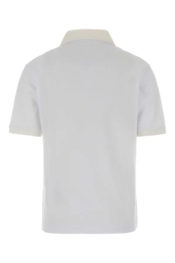 JIL SANDER Piquet Polo Shirt - White