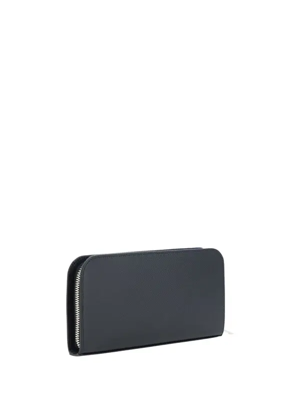 Saint Laurent Grain De Poudre Leather Wallet