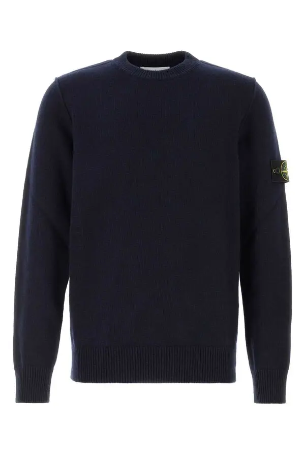Stone Island Midnight Wool Blend Sweater