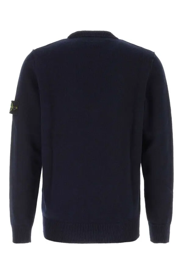 Stone Island Midnight Wool Blend Sweater