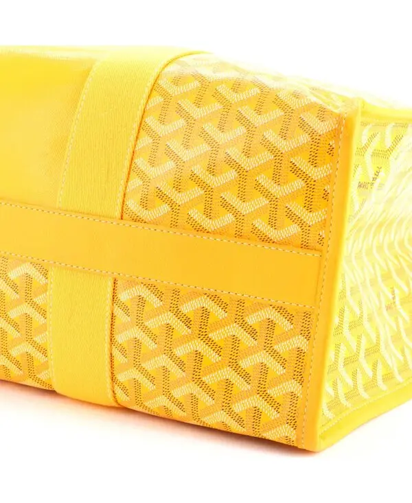 Goyard Mm Villette Tote Printed Coated Canvas - Yellow