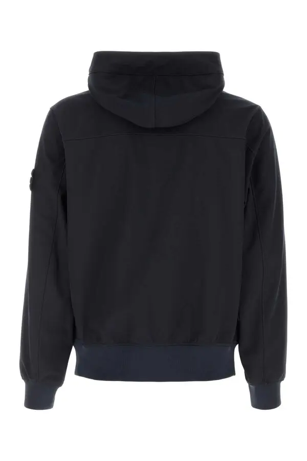 Stone Island Navy Stretch Polyester Jacket