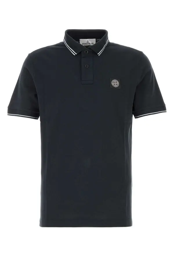 Stone Island Midnight Stretch Piquet Polo Shirt - Blue