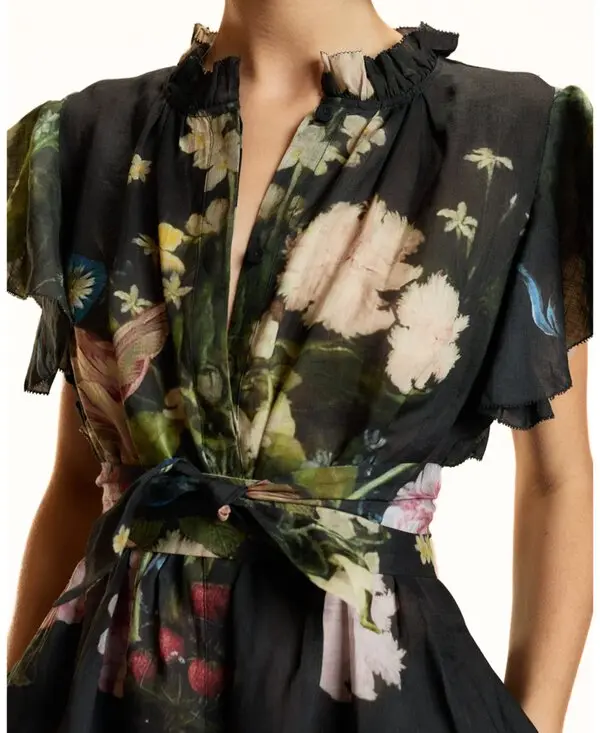 Cynthia Rowley Ramie Kaftan