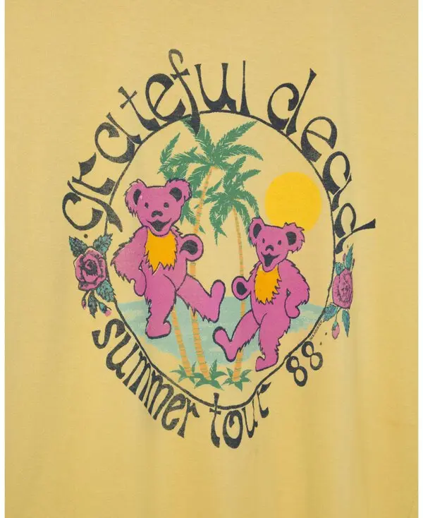 Junk Food Clothing Grateful Dead 1988 Summer Tour Graphic Tee