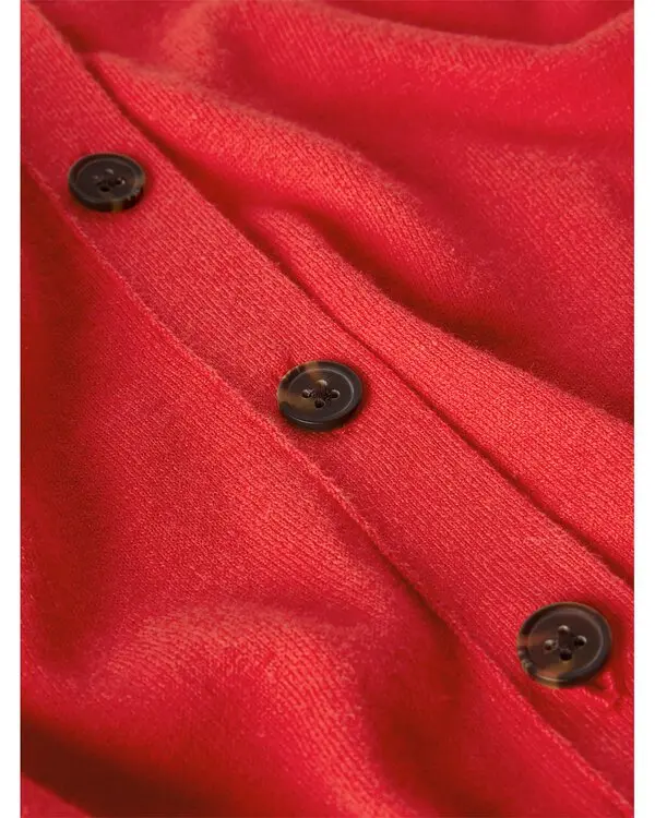 Whistles V Neck Linen Cardigan