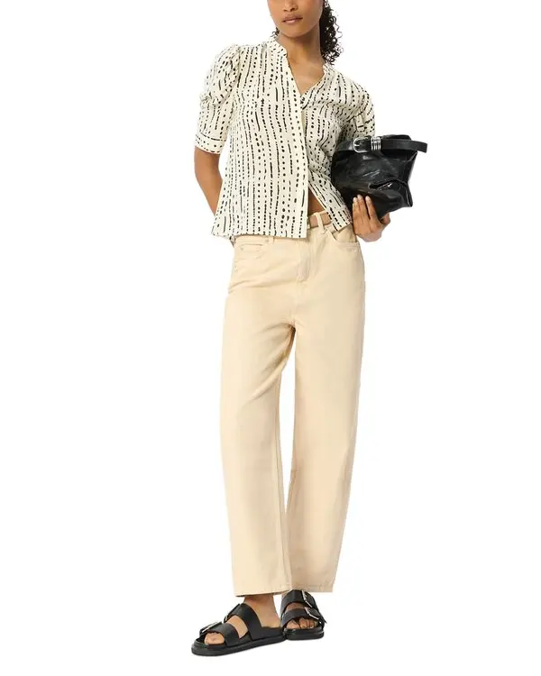 Whistles Puffed Sleeve Blouse