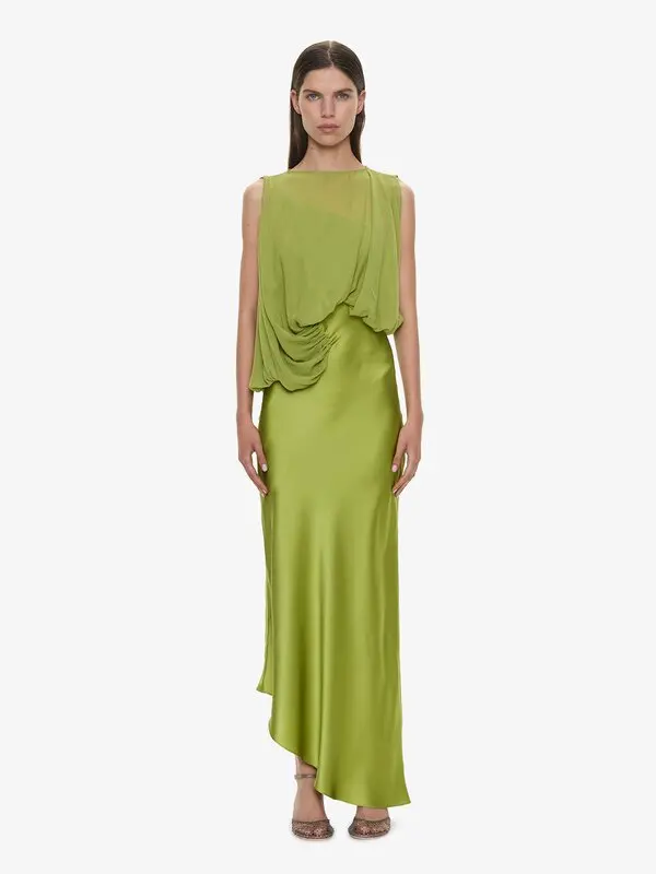 Christopher Esber Cumulus Midi Dress - Dypsis Green