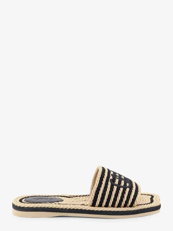 Chloé Sand Recycled Rope Sandals - Black