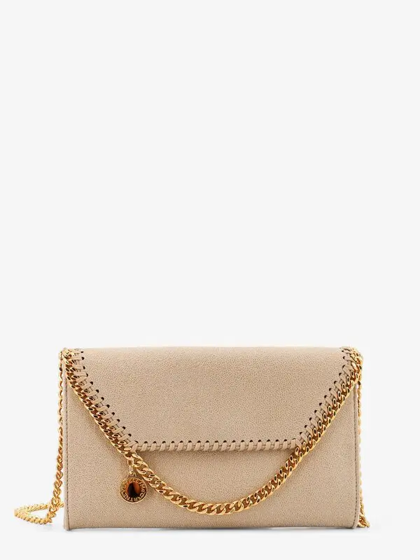 Stella McCartney Falabella Wallet Shaggy Deer - Beige