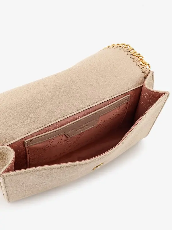 Stella McCartney Falabella Wallet Shaggy Deer - Beige