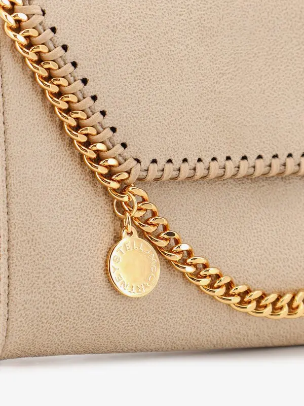 Stella McCartney Falabella Wallet Shaggy Deer - Beige