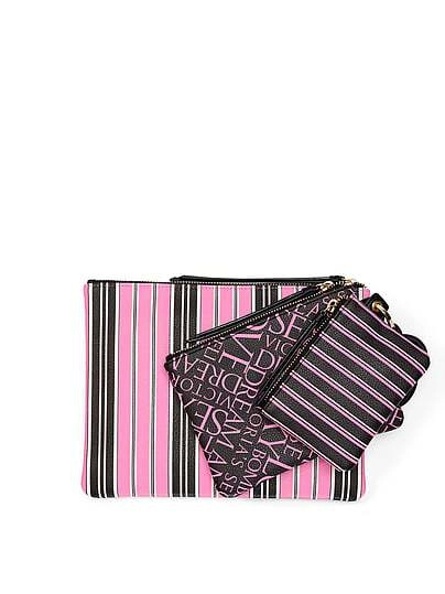 Victoria's Secret Wristlet Travel Pouch Trio
