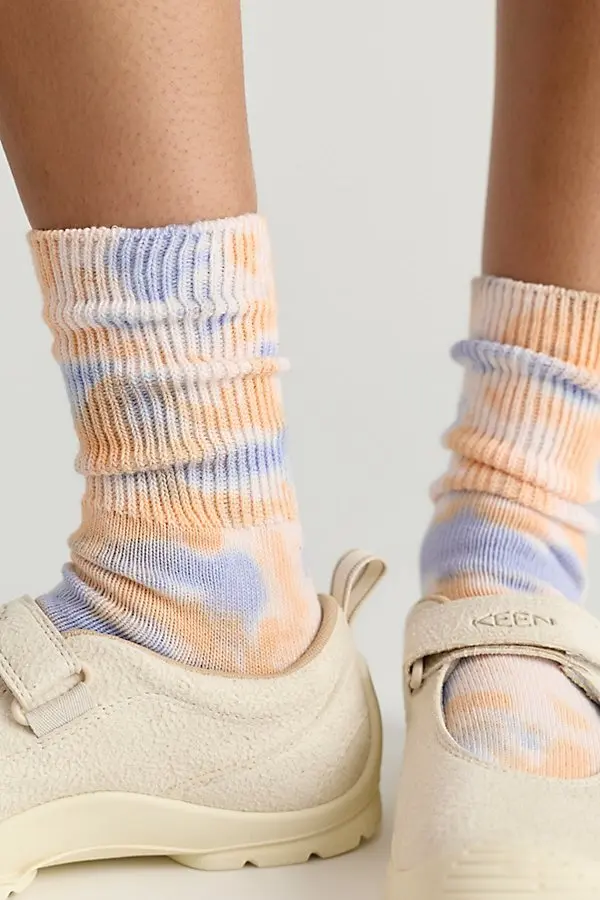Free People Whimsical Dyed Crew Socks