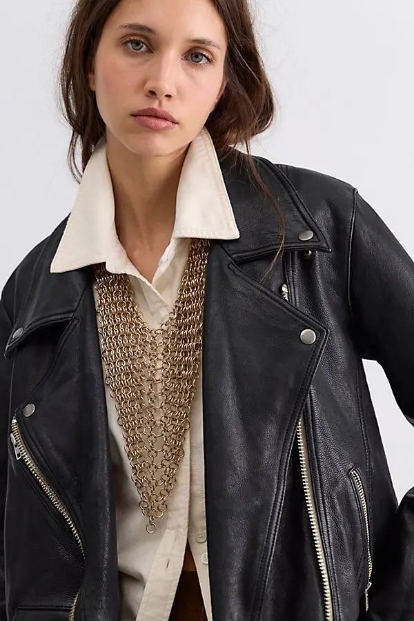 Free People Bex Bandana Chainmail Belt - Gold