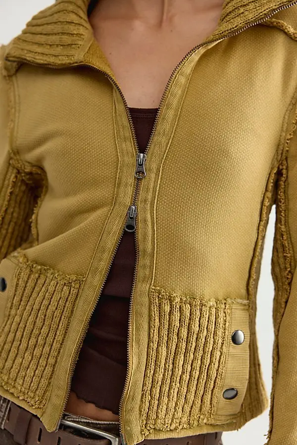 Free People We The Free My Inn Zip-up