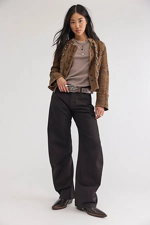 AGOLDE Spiral Twisted Seam Jeans - Deep Roast