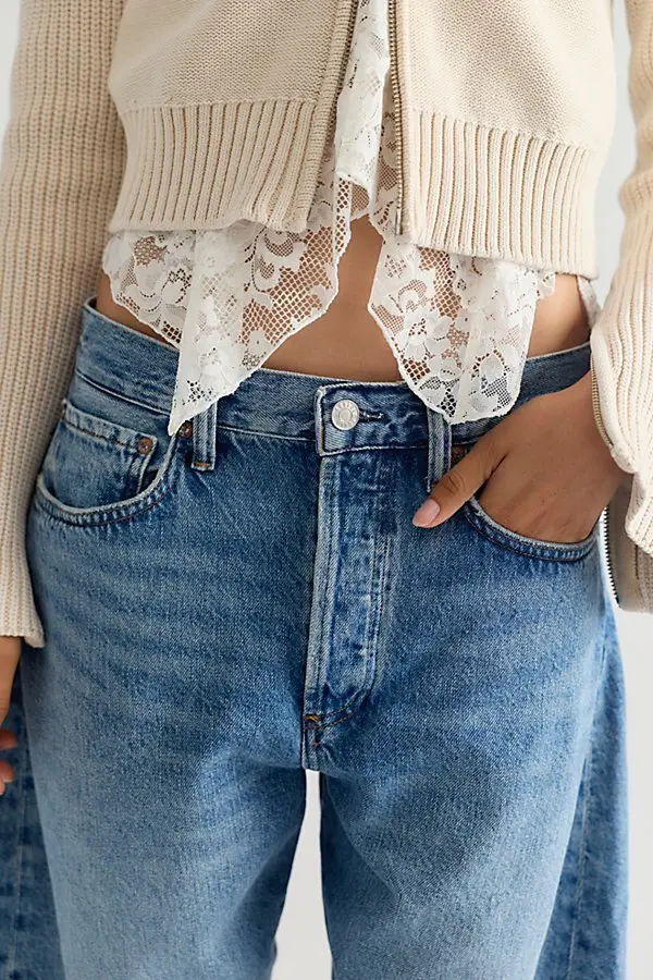 AGOLDE Spiral Twisted Seam Jeans - Venture