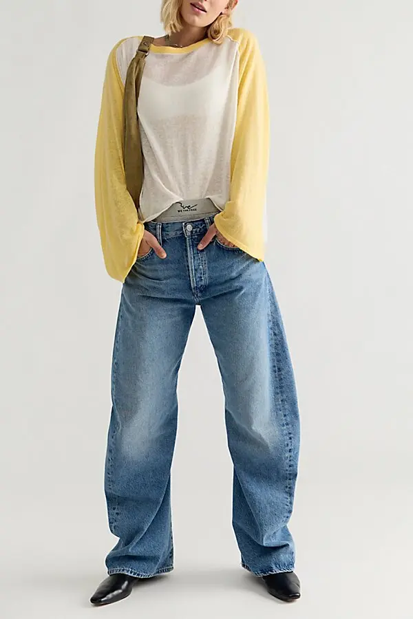 AGOLDE Spiral Twisted Seam Jeans - Venture