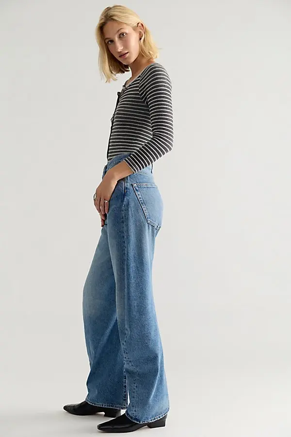 AGOLDE Spiral Twisted Seam Jeans - Venture
