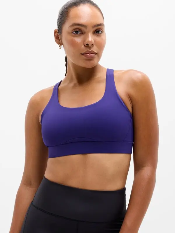 Athleta Interval Sports Bra A-c - Mystic
