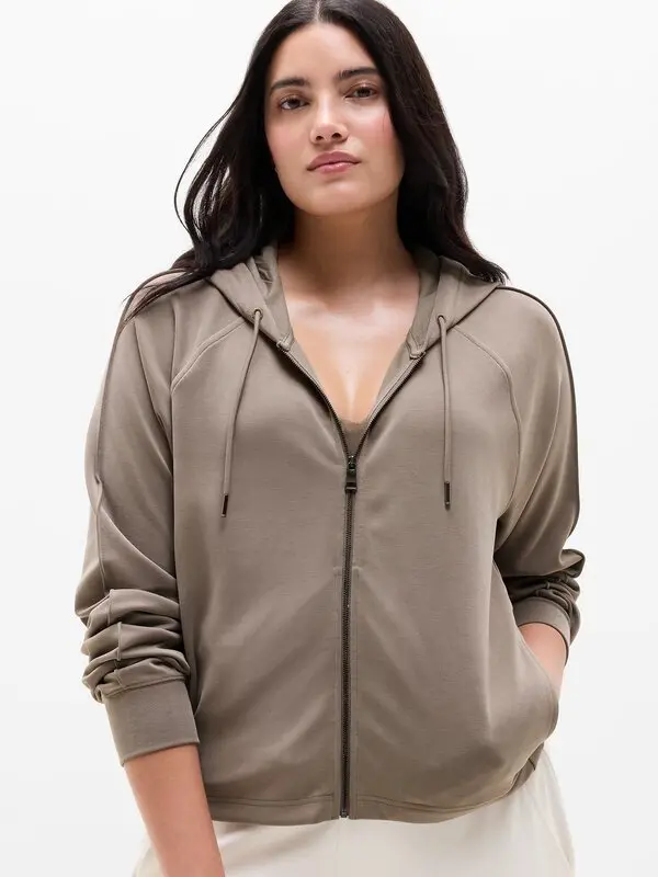 Athleta Seasoft Full Zip Hoodie