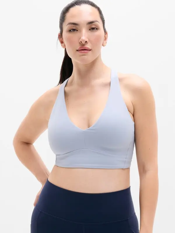 Athleta Transcend Longline Bra D-dd - Blue Star