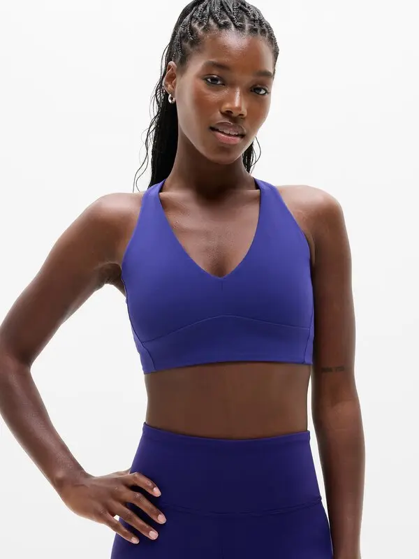 Athleta Transcend Longline Bra D-dd - Mystic