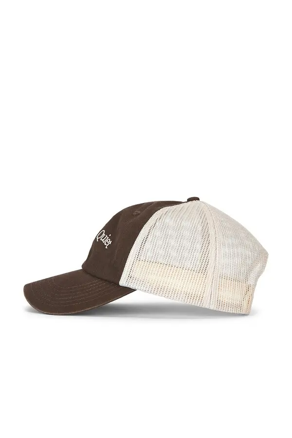 MUSEUM OF PEACE & QUIET Wordmark Trucker Cap - Brown