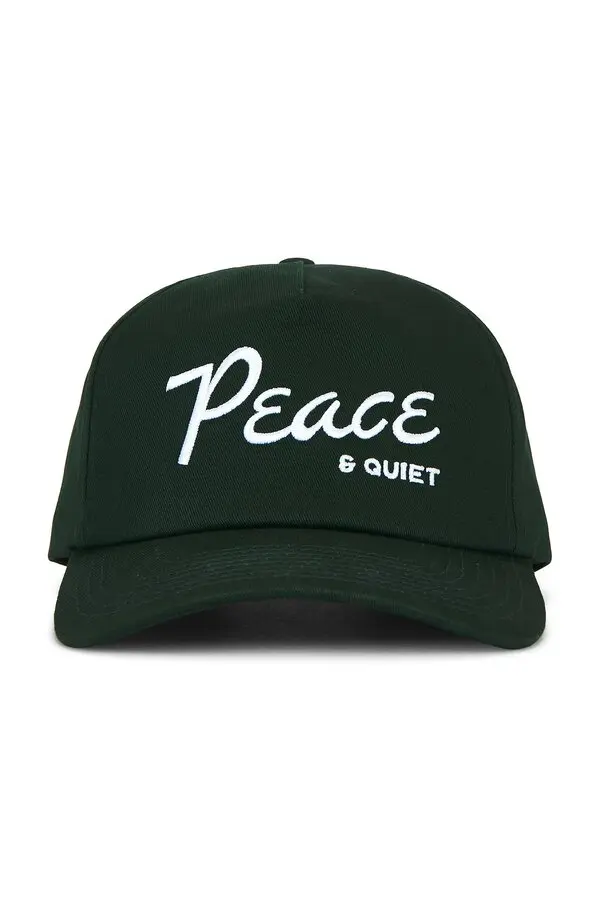 MUSEUM OF PEACE & QUIET Diner 5-panel Hat In Green - Forest