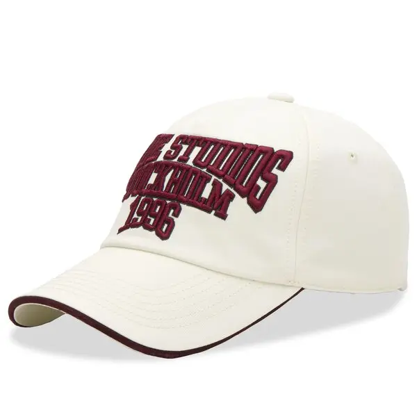 Acne Studios Carla College Cap - White/red