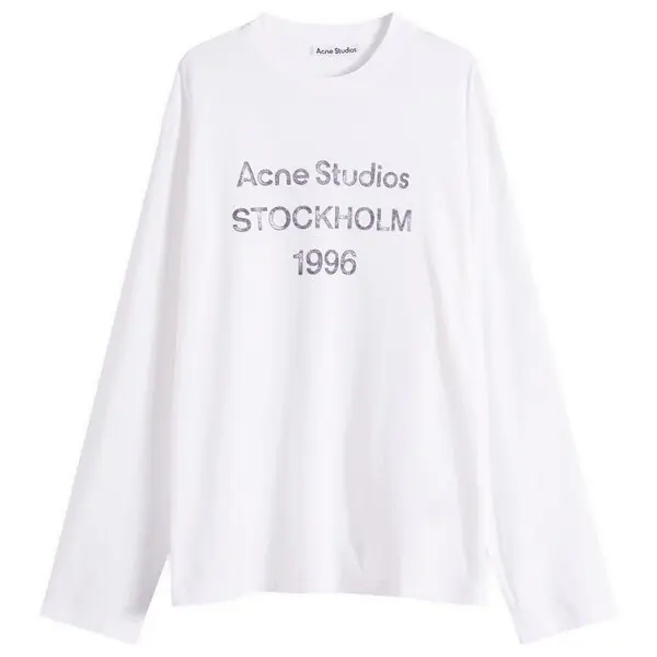 Acne Studios Edden 1996 G Long Sleeve T-shirt - Off White