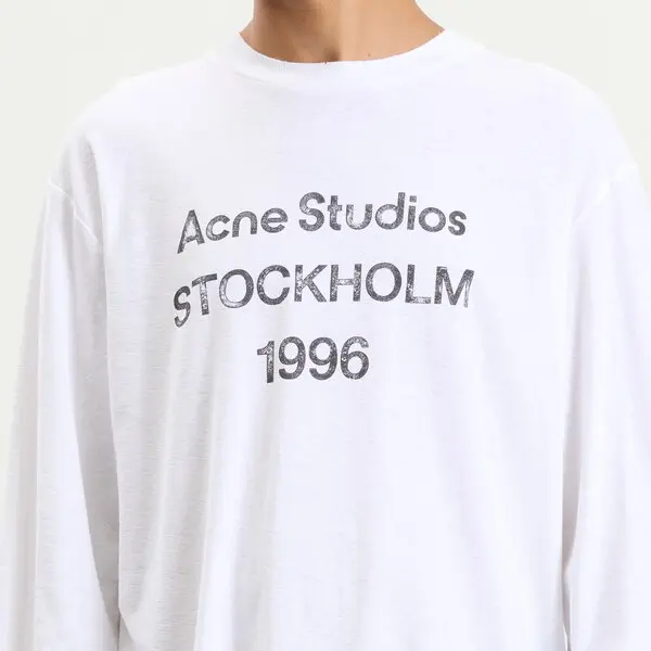 Acne Studios Edden 1996 G Long Sleeve T-shirt - Off White