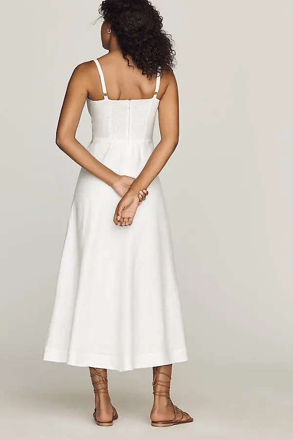 REFORMATION Sabe Len Midi Dress