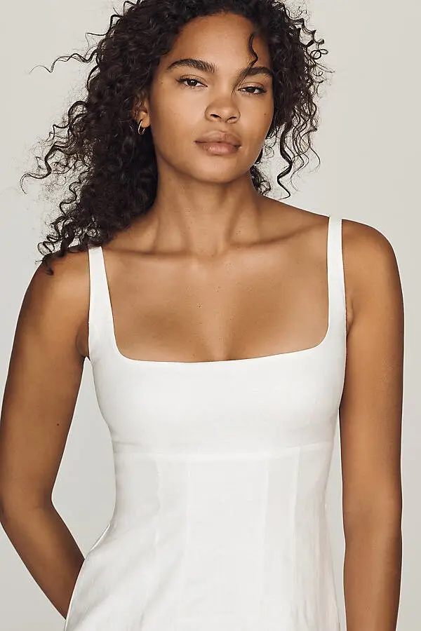 REFORMATION Sabe Len Midi Dress