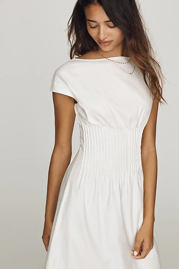 REFORMATION Atana Midi Dress - White