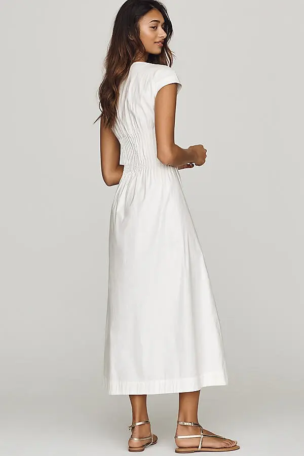 REFORMATION Atana Midi Dress - White