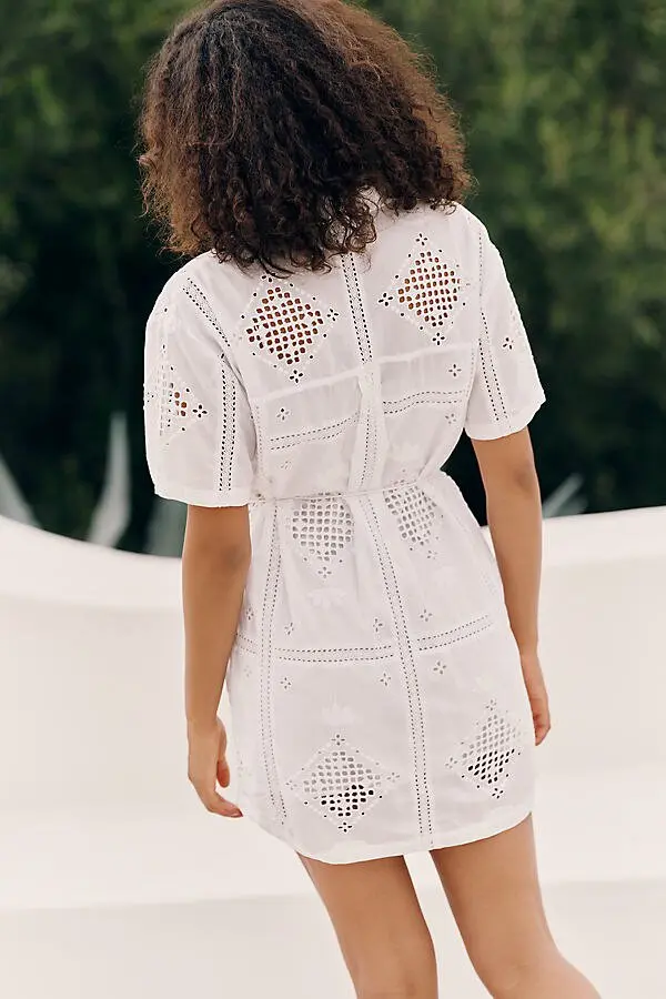 Z Supply Annabelle Cotton Eyelet Shirtdress