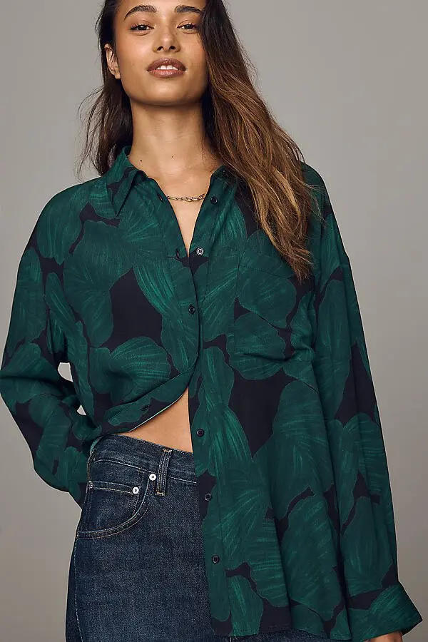 Essentiel Antwerp Kafka Buttondown Shirt - Blue