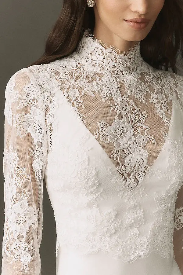Watters Arabella Lace Top