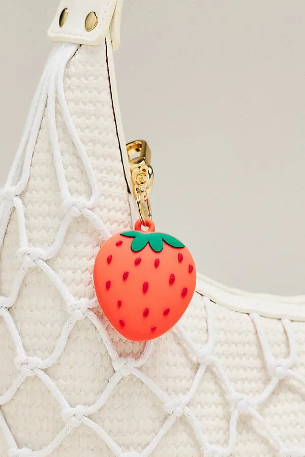 POSH TECH Silicone Bag Charm - Bright Red