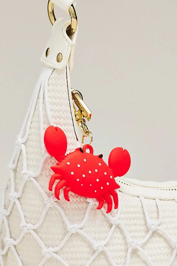 POSH TECH Silicone Bag Charm - Dark Red