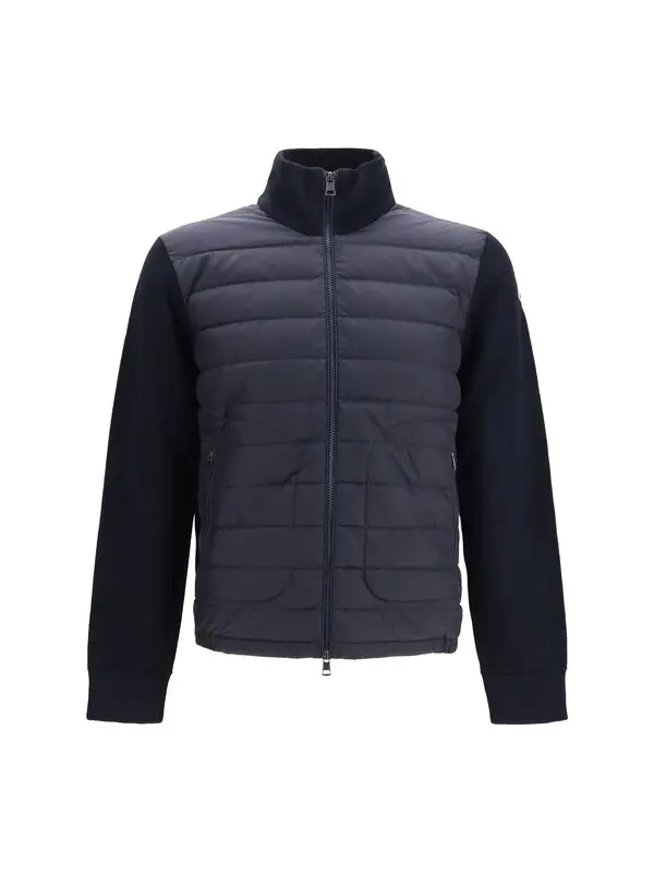Moncler Cardigan With Padded Zip Closure