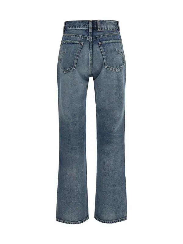 Alaïa Straight-leg Denim Jeans