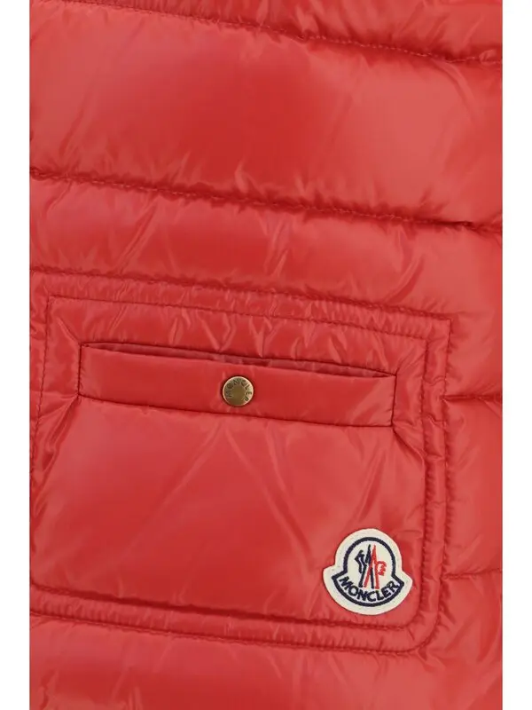 Moncler Frelon Down-filled Vest - Red