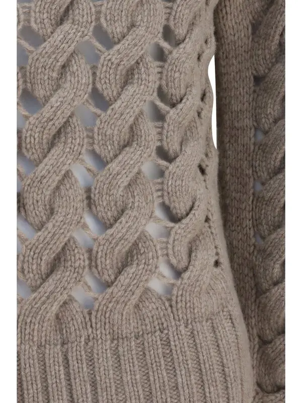 P.a.r.o.s.h Perforated Turtleneck Sweater